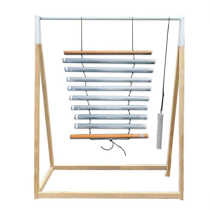 A-Frame Stand for Practitioner Sound Healing Chimes / Pipes by Evolve
