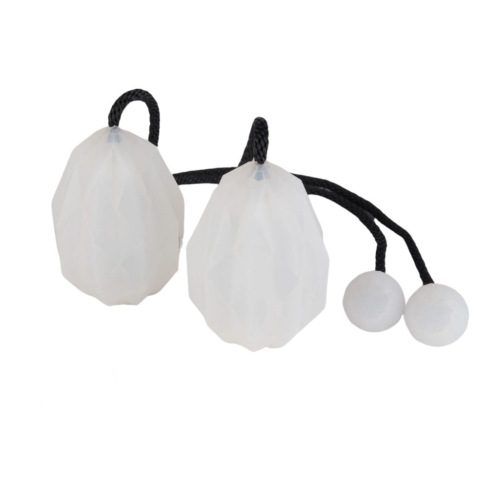 Lumi PRO Geometric Silicone Prism R2 LED Glow Poi