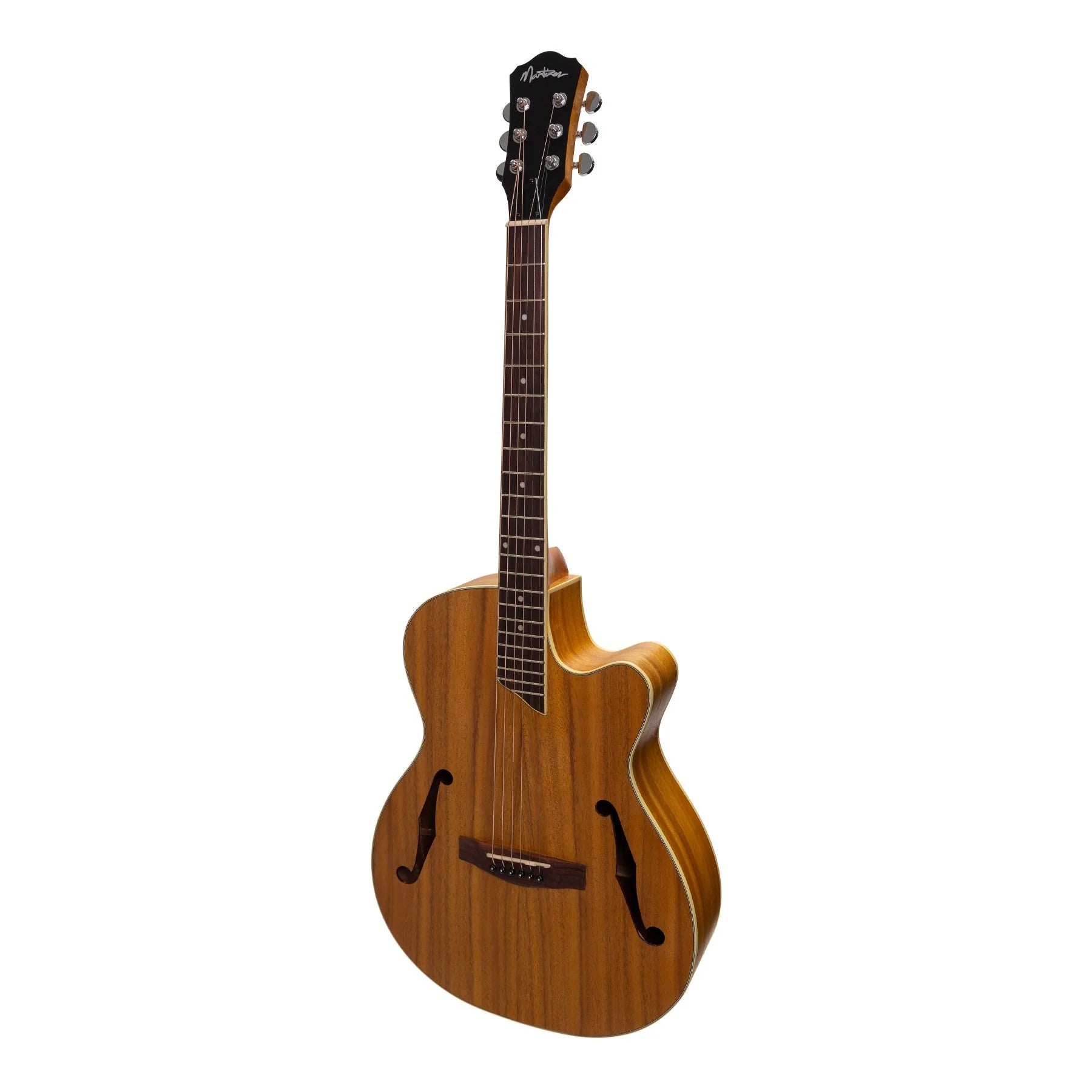 Martinez Jazz Hybrid Koa Acoustic Electric Guitar MJH-3CP | Son of Drum ...